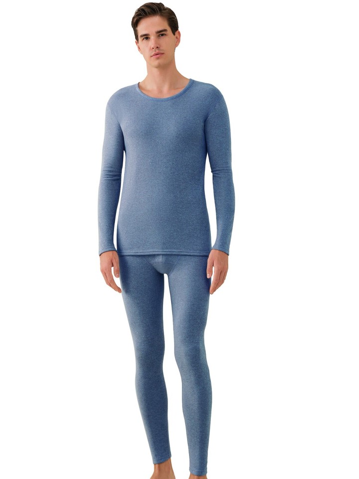 Cashmere & Silk Lining Thermal Set -Machine Washable Luxury Super Soft ...