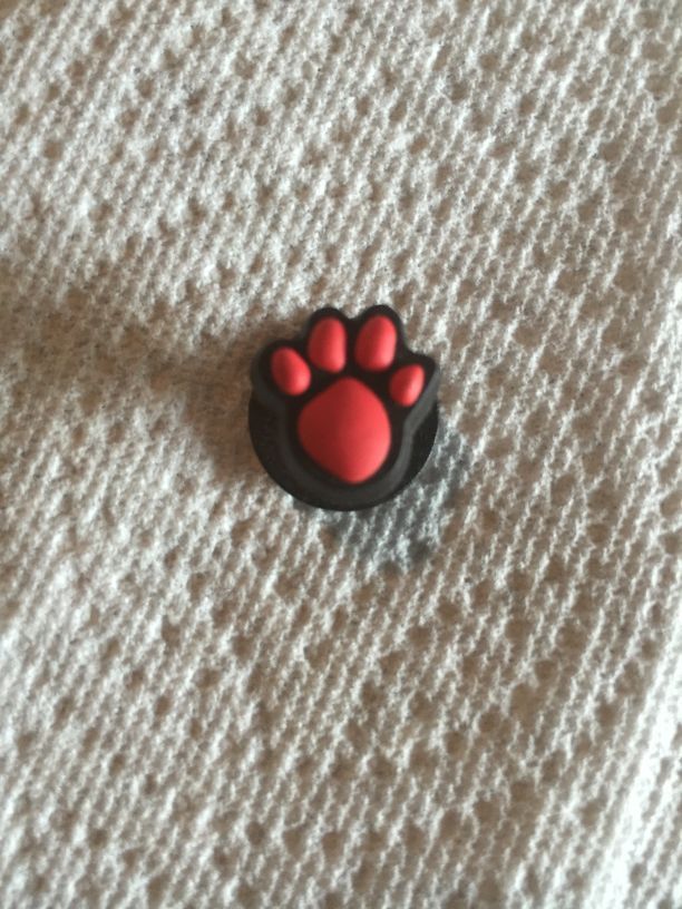 PAW JIBBITZ PAW SHOE CHARMS FIT CROCS PAW PRINT SHOE CHARMS PAW PRINT ...