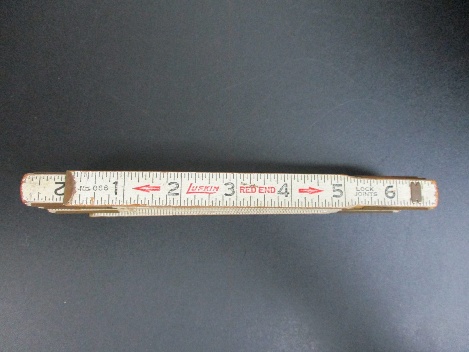 Lufkin Vintage Ruler #066 Red End Folding "72" | eBay