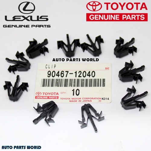 GENUINE OEM TOYOTA 4RUNNER RAV4 TACOMA PICKUP GRILLE CLIP RETAINERS SET ...