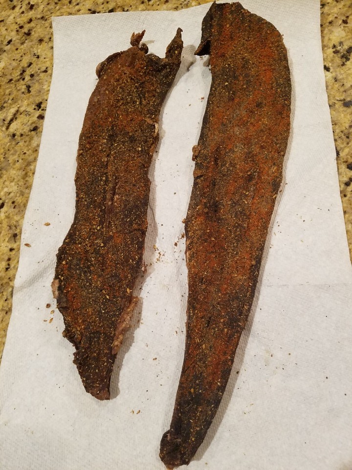 1 lbs SPICY HOT Beef Protein Snack! Sliced, Free shipping. Like biltong ...