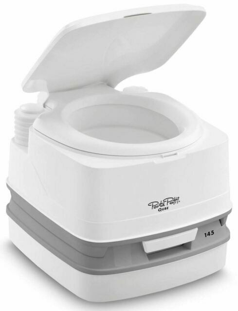 Thetford Porta Potti Qube 145 Portable Chemical Toilet Caravan Camping ...