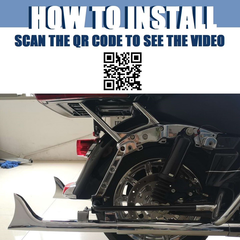 36 Inch Fishtail Exhaust for Harley 2017-UP Touring Models, Street ...