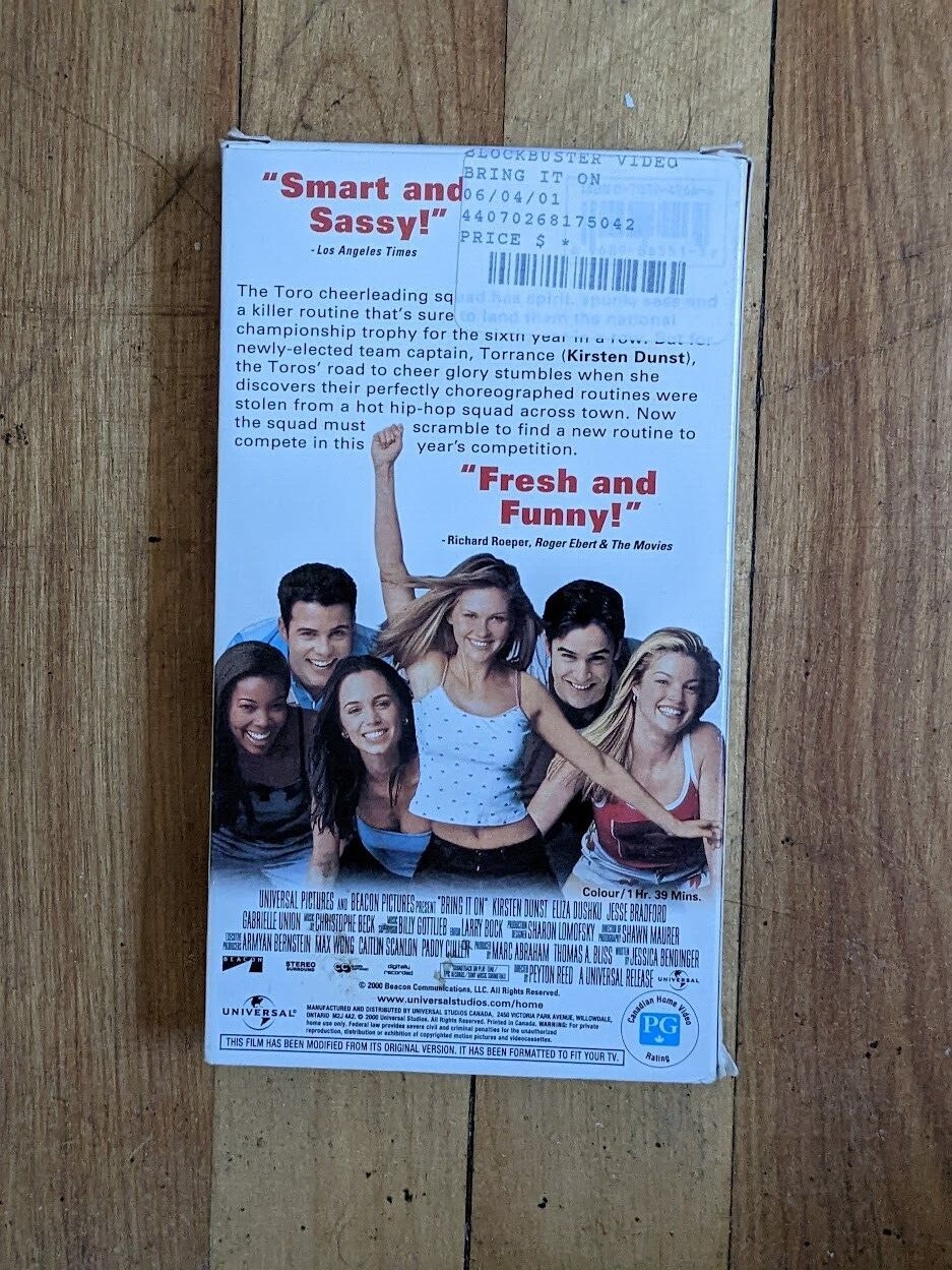 Bring It On (VHS, 2001) 96898717335 | eBay