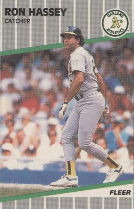 1989 Fleer - Ron Hassey #9 Glossy for sale online | eBay