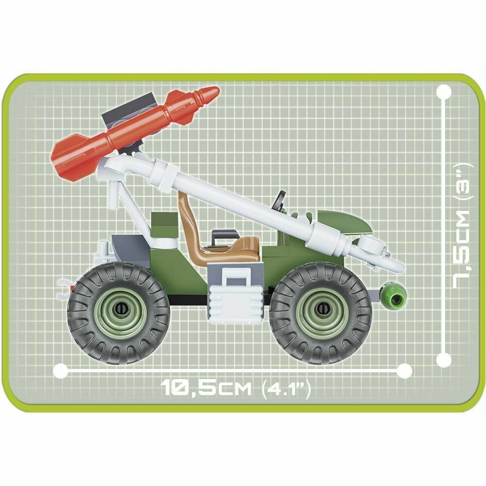 Cobi Rocket Support Vehicle 2156 Gelände Buggy 90 Teile | eBay.de