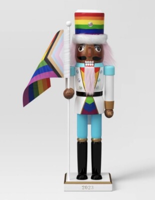 Target Pride Black 2023 Christmas 14" Nutcracker Figure - Wondershop ...
