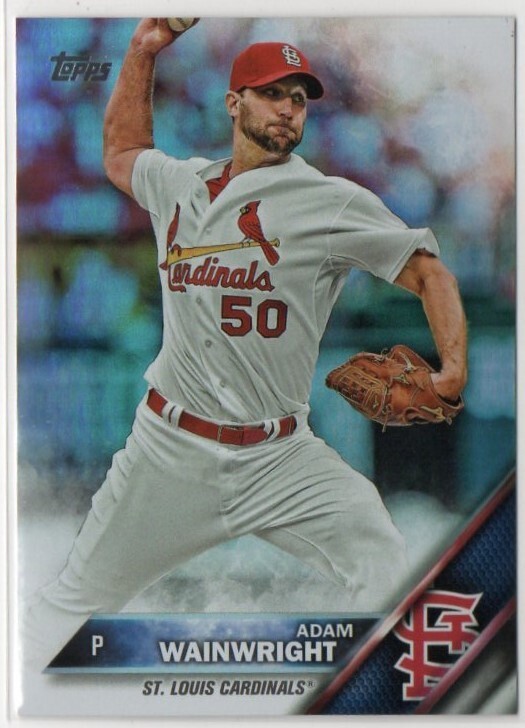 Adam Wainwright 2016 Topps Rainbow Foil Parallel Card #319 | eBay