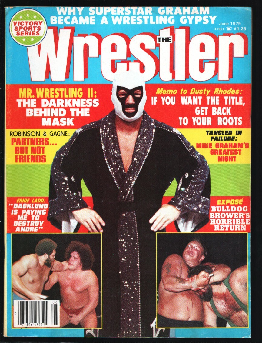 Wrestler 6/1979-Mr. Wrestling II cover & story-Andre the Giant-Bulldog ...