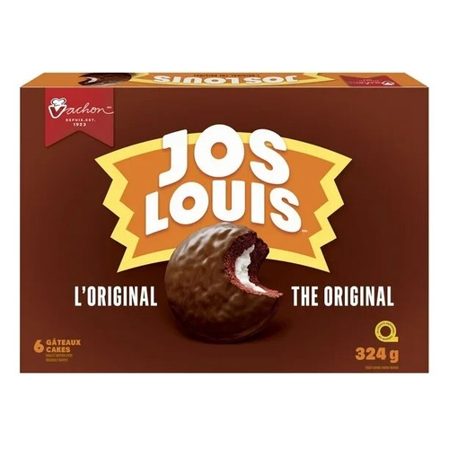 4 x Boxes Vachon ORIGINAL Jos Louis 6 Cakes Each 324g per box - Canada ...