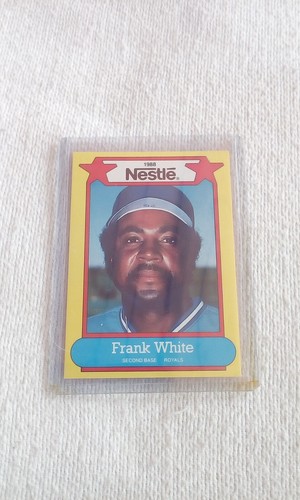 1988 NESTLE #29 FRANK WHITE 2B KC Royals | eBay