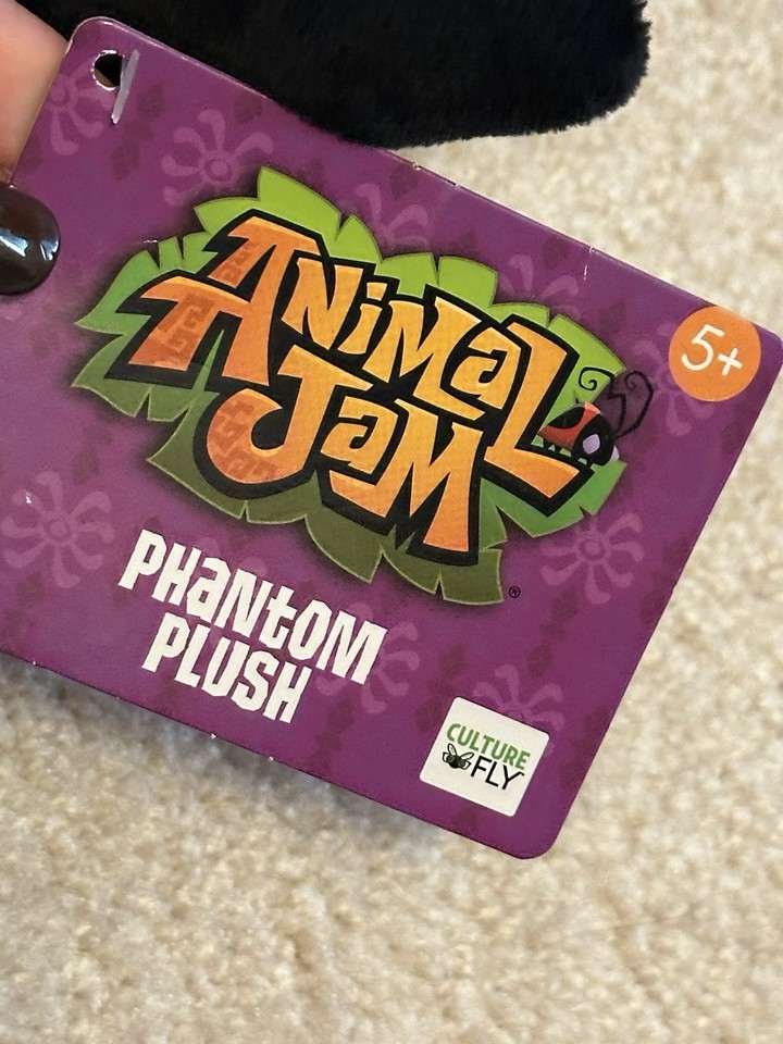Animal Jam Phantom Plush (2017) With Tag! Culture Fly | eBay