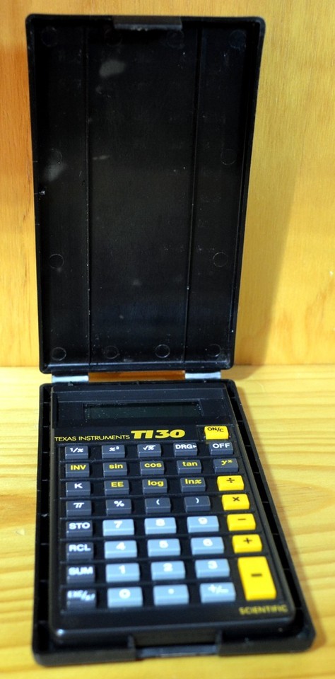 Vintage 80's Calculator Texas Instruments TI-30 - Tested/VGC/VHTF [E ...