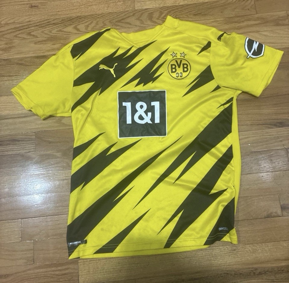 Vintage Borussia Dortmund 2020/21 Home Puma Soccer Jersey Blokcore ...