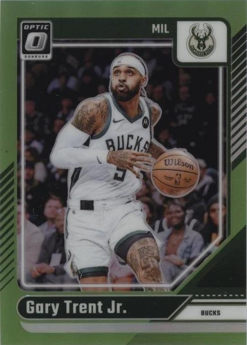 2024-25 Panini Donruss Optic - Gary Trent Jr. #166 Lime Green Prizm ...