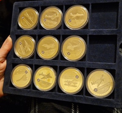 Westminster RAF medals × 10 Gold plated | eBay UK