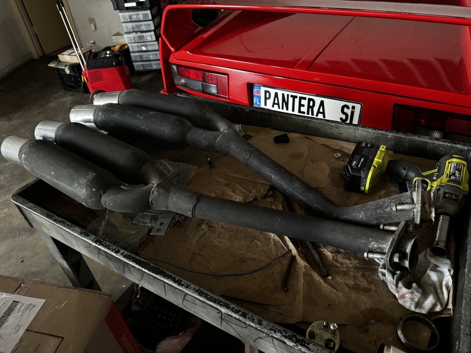 DeTomaso Pantera exhaust, Gary Hall Products. Pk/up Pantera Miami or ...