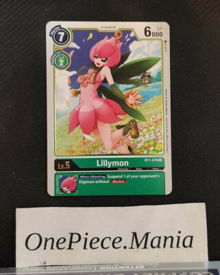 Digimon Card Game Lillymon BT1-079 R | eBay