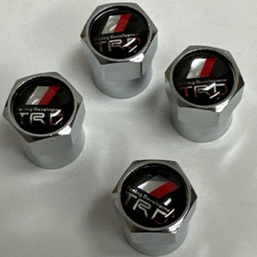 Set of 4 Universal Trd Silver Wheel Stem Air Valve Caps 45fe5db6 | eBay