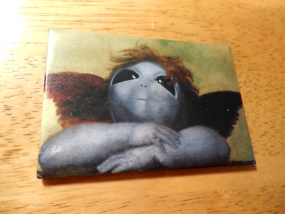 Vintage Alien Angel 1997 Art Weird UFO Ata Boy Refrigerator Magnet | eBay