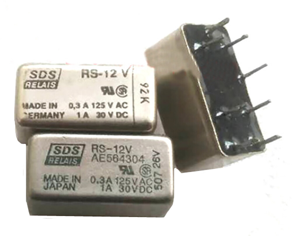 1PCS SDS RS-12V Power Relay 0.3A 125VAC 8Pins | eBay