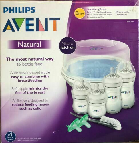 Philips AVENT Natural Baby Bottle Essentials Gift Set - SCD20801 for ...