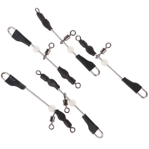 5pcs Long Shank Double Drop Shot Hook Worm Hook Swivel Fishing H ouJ.AU ...