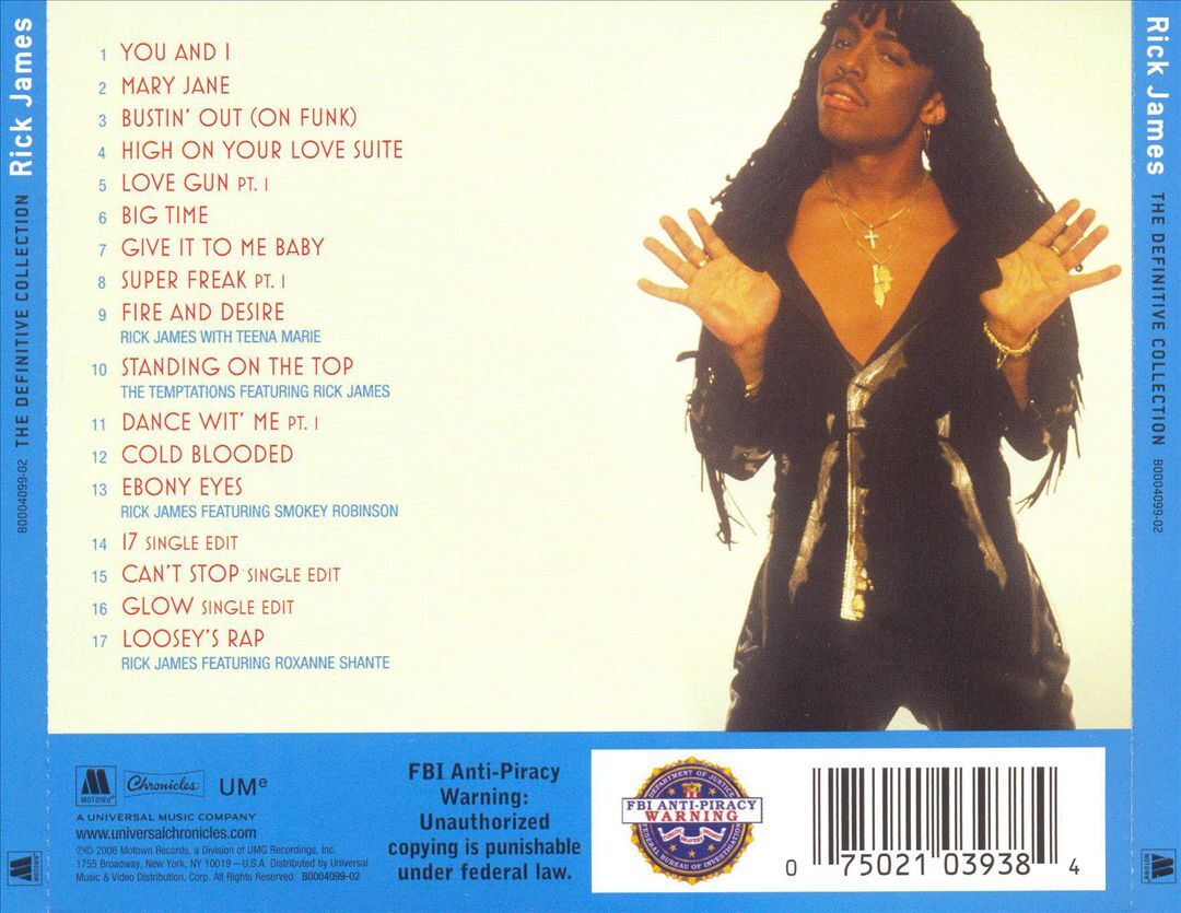 RICK JAMES - THE DEFINITIVE COLLECTION NEW CD 75021039384| eBay