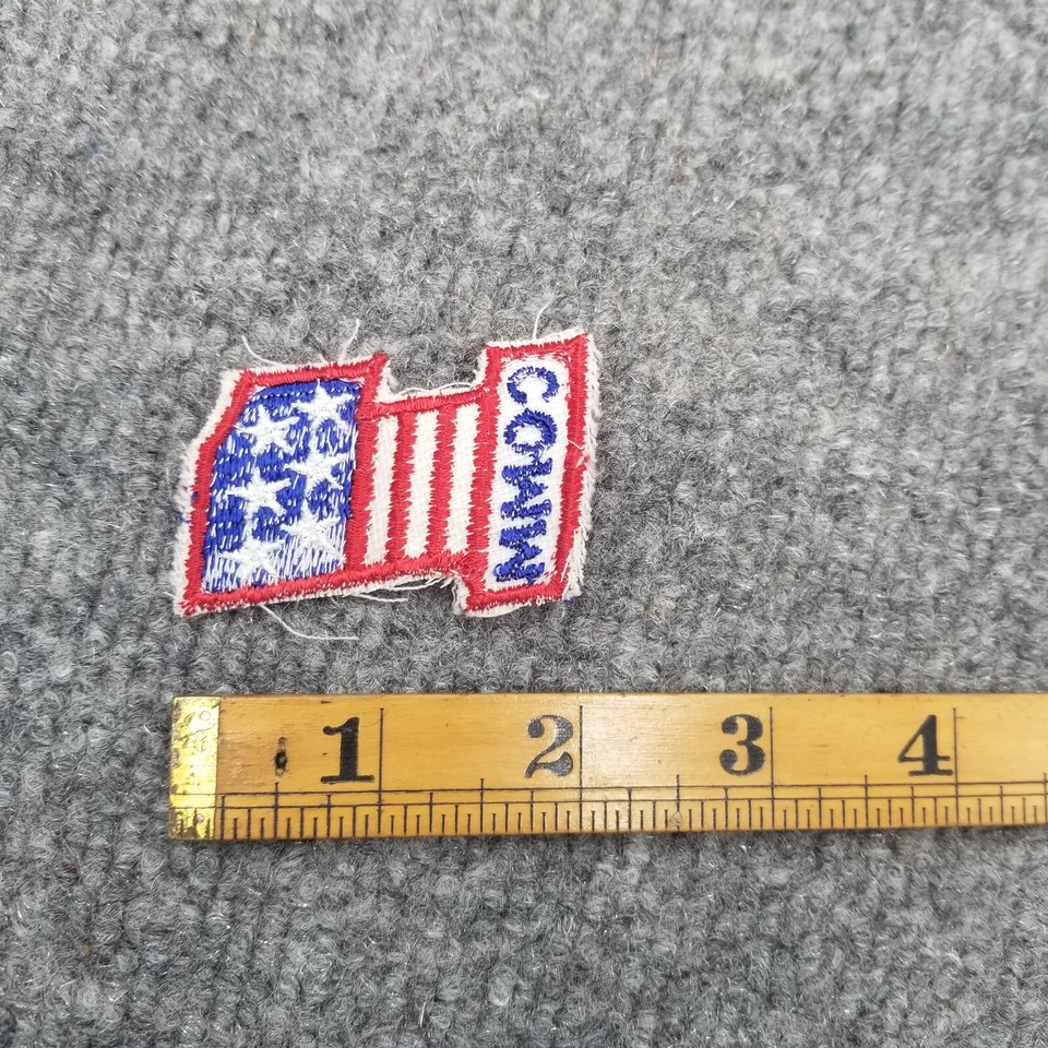 Number One Comm Patch Red White Blue | eBay