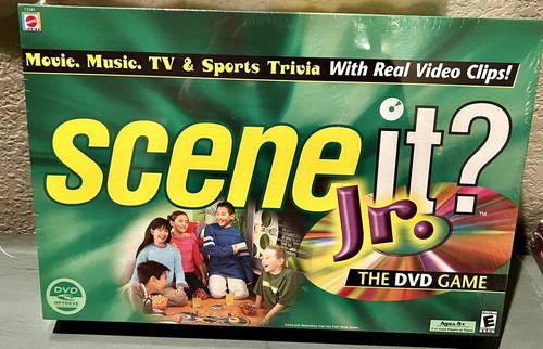 Scene it? Jr. The DVD Game Board Game For Kids Replacement DVD SEALED ...