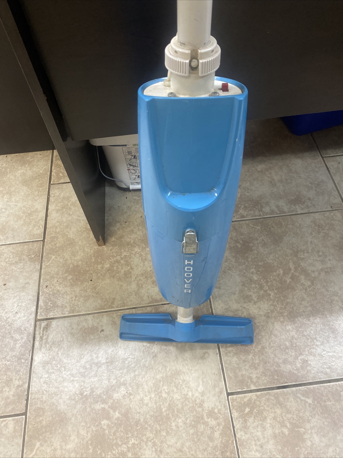 VINTAGE HOOVER VACUUM HANDIVAC MODEL 52015 BLUE BAGGED VACUUM WORKING ...