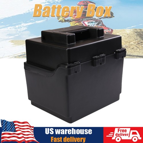 BATTERY BOX Automotive ATV Go Kart Scooter Moped Batteries Plastic ...
