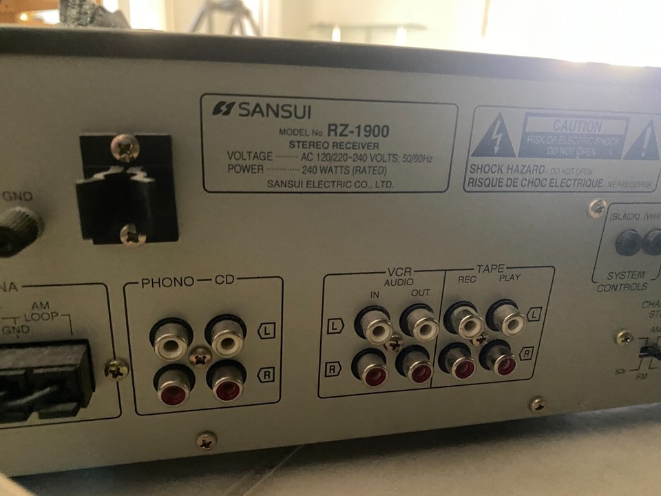 Vintage Sansui RZ-1900 Stereo Receiver TESTED and WORKING | eBay