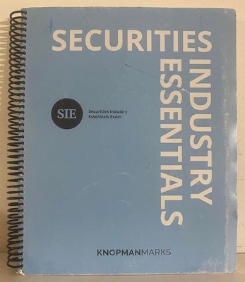 Securities Industry Essentials Exam 2024 V1 | eBay
