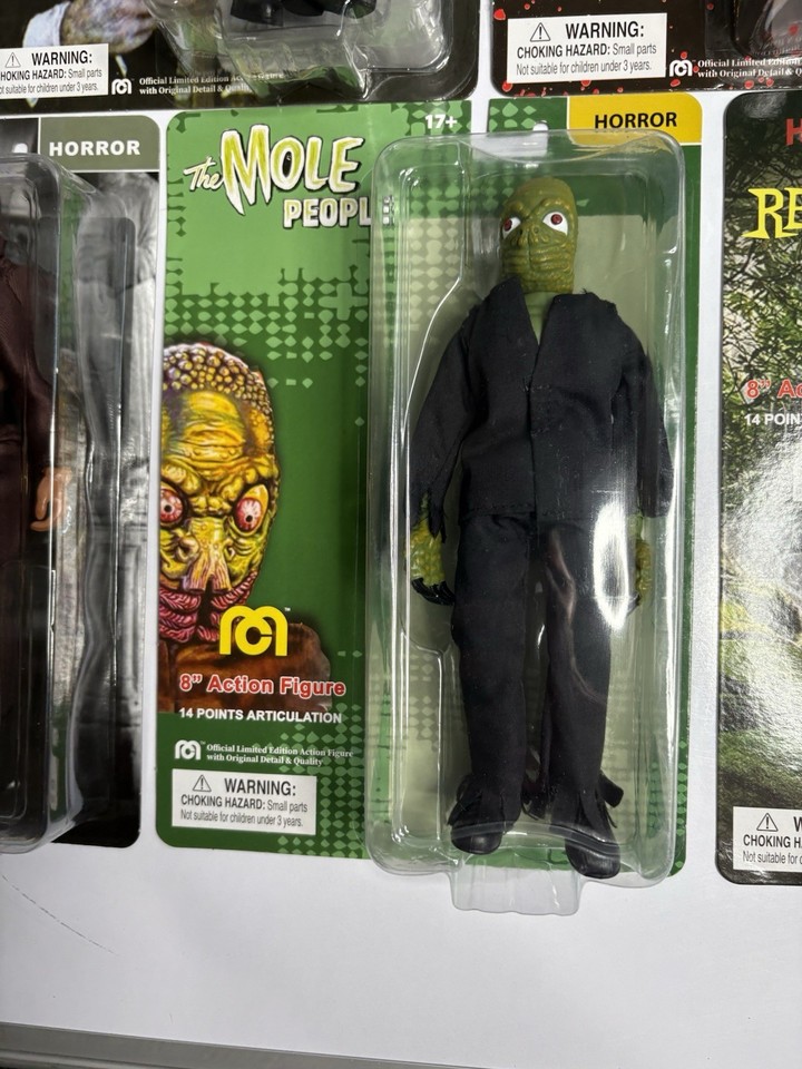 MEGO Horror 7x Figures Nun, Reptile, Zombie, Mole, Phantom, Hunchback ...