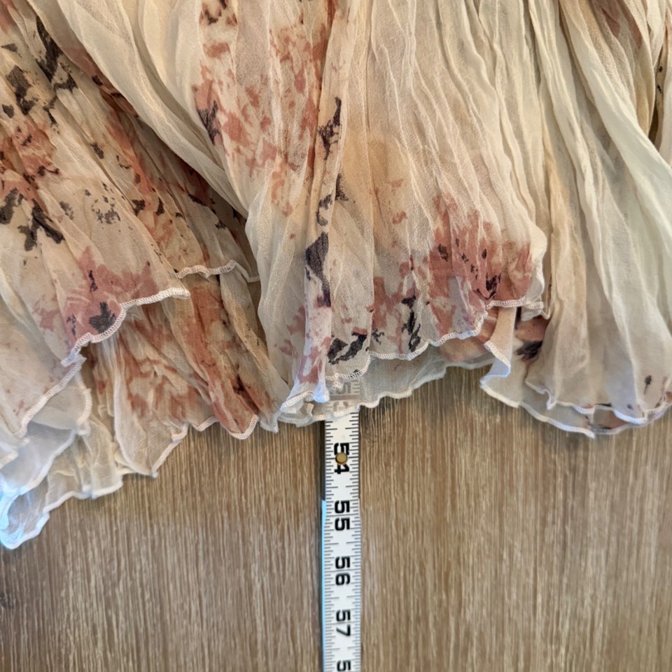 Newport News Y2K Romantic Ethereal Fairy Soft Girl Tiered Silk Dress ...