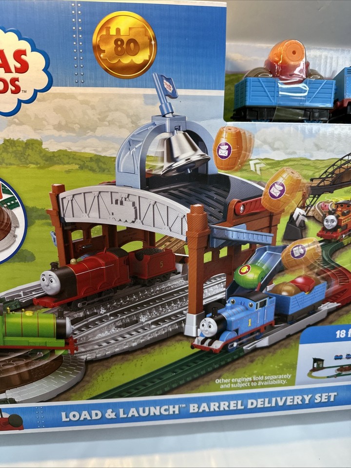 Thomas & Friends 2025 Motorized Load & Launch Barrel Delivery Set New ...