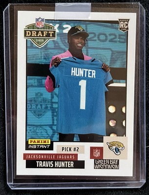 2025 Panini Instant NFL Draft Night #2 Travis Hunter RC Rookie JAGUARS ...