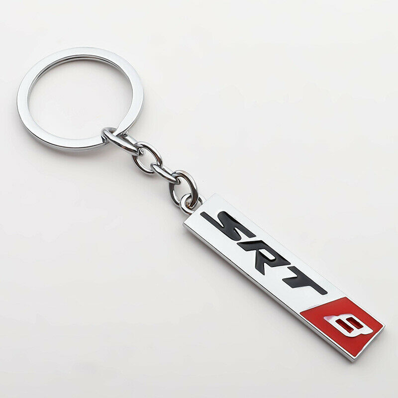 SRT8 Keychain Key Ring Logo Emblem Black For SRT Dodge l | eBay