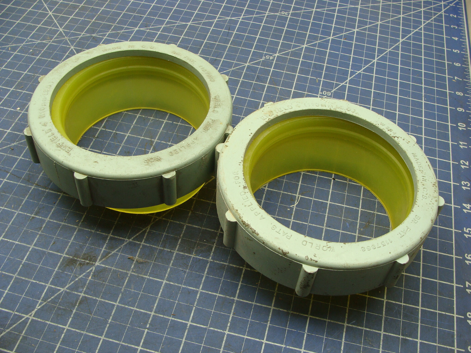 LOT OF 2 ENFIELD FRPP-210 ASTM-F1412 4" NUTS | eBay