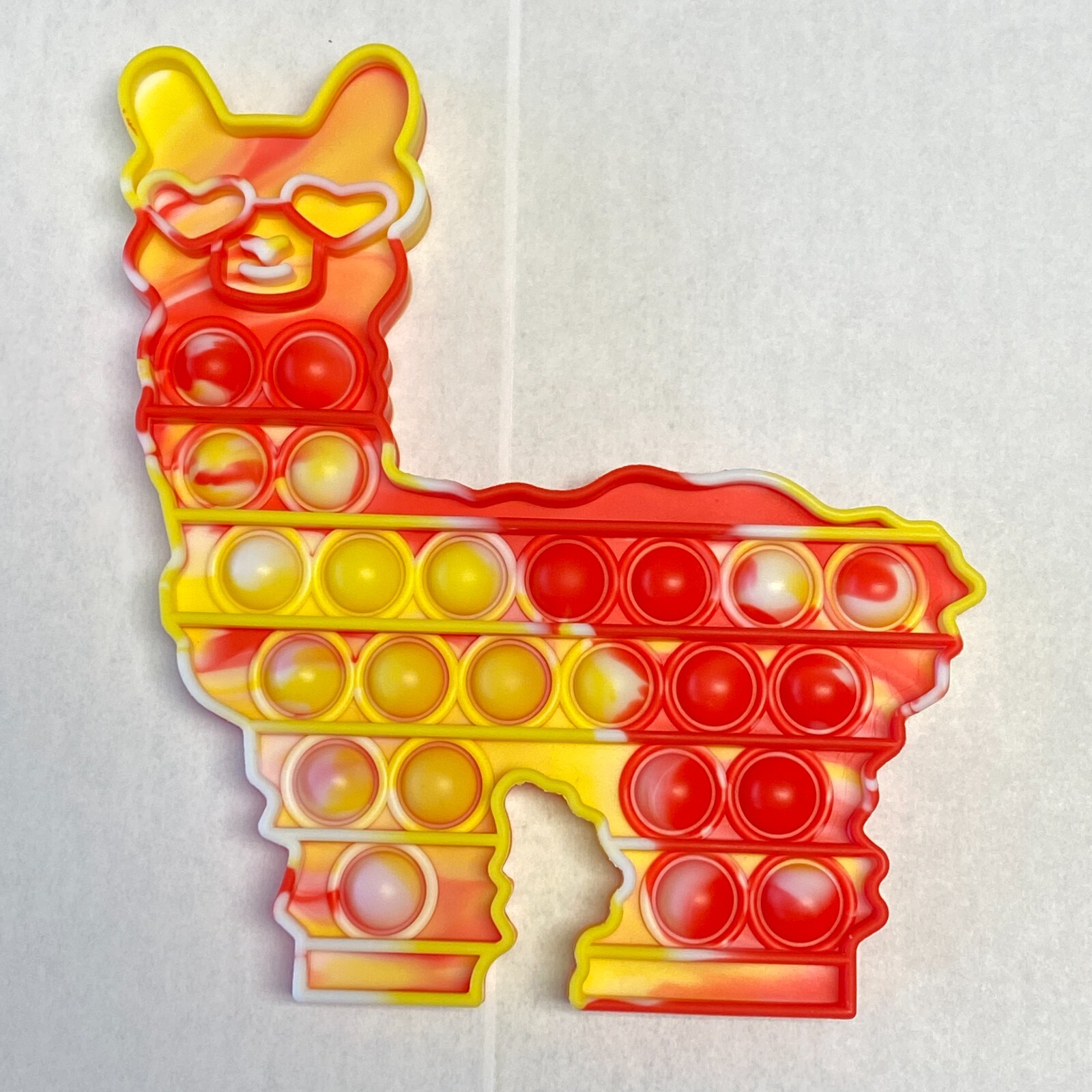 Llama Push Pop Fidget Bubble Popper Stress It Reliever Autism Sensory ...