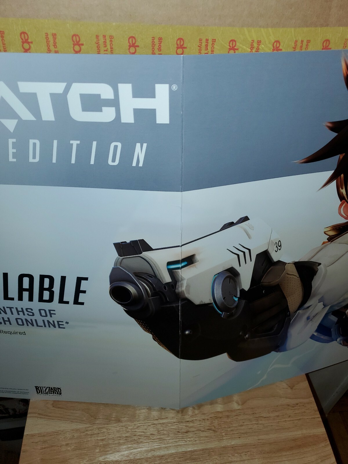 Overwatch Nintendo Switch 21" x 53" Promotional Double-Sided Display ...