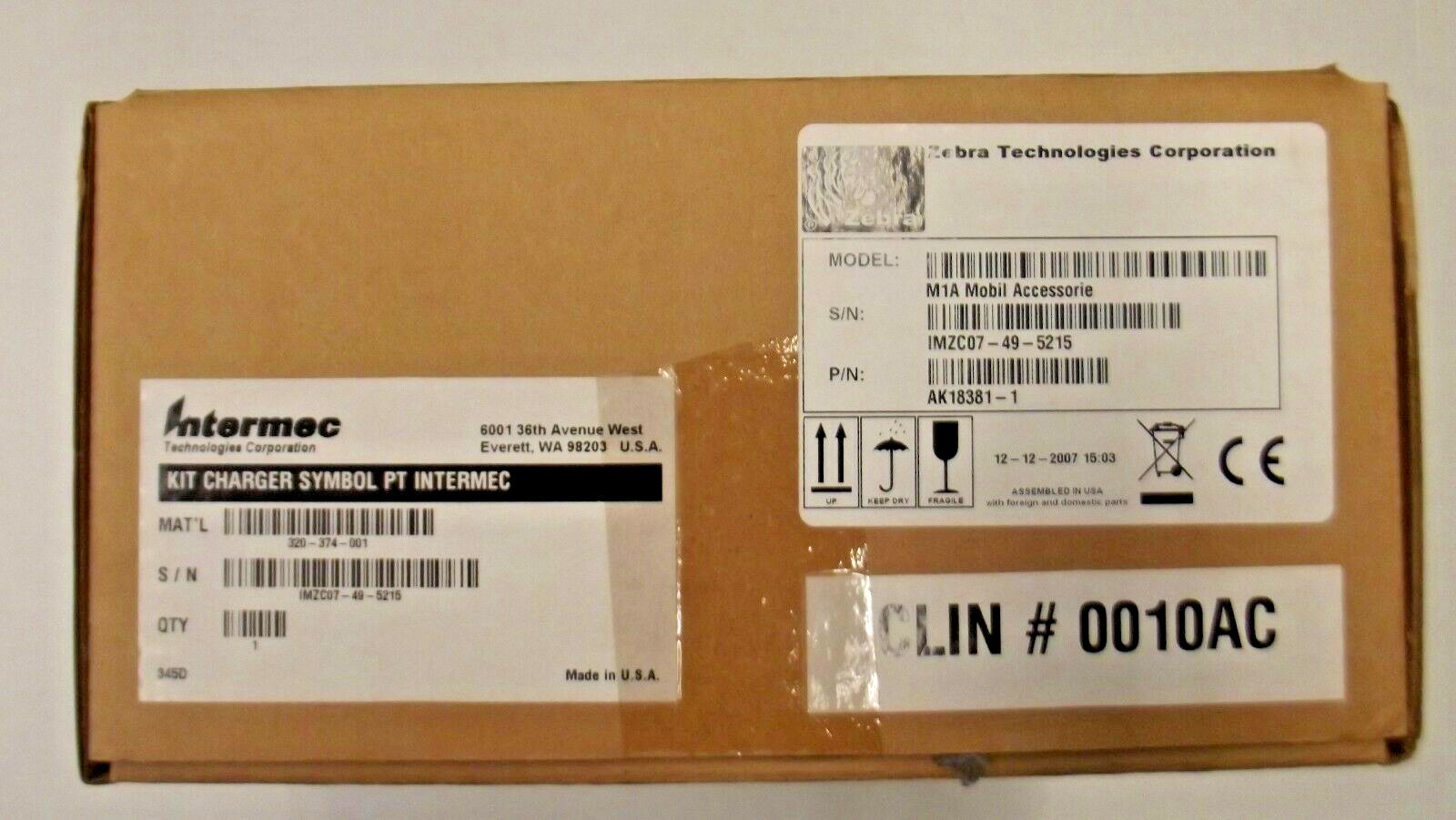 Intermec, Zebra AK18381-1 Kit Charger, New | eBay