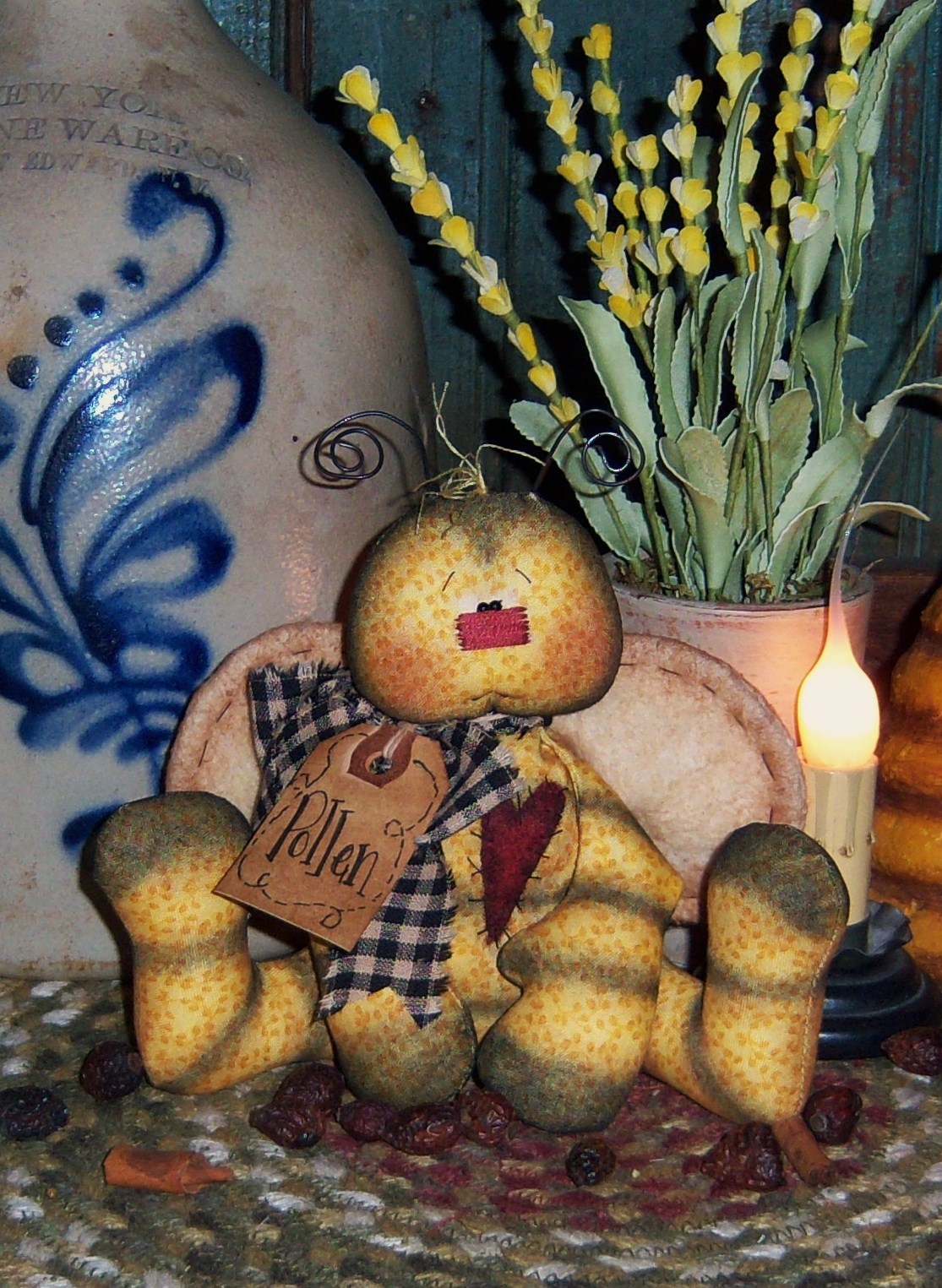 Patti's Ratties Primitive Bee Ornie Doll Paper Pattern #313 | eBay