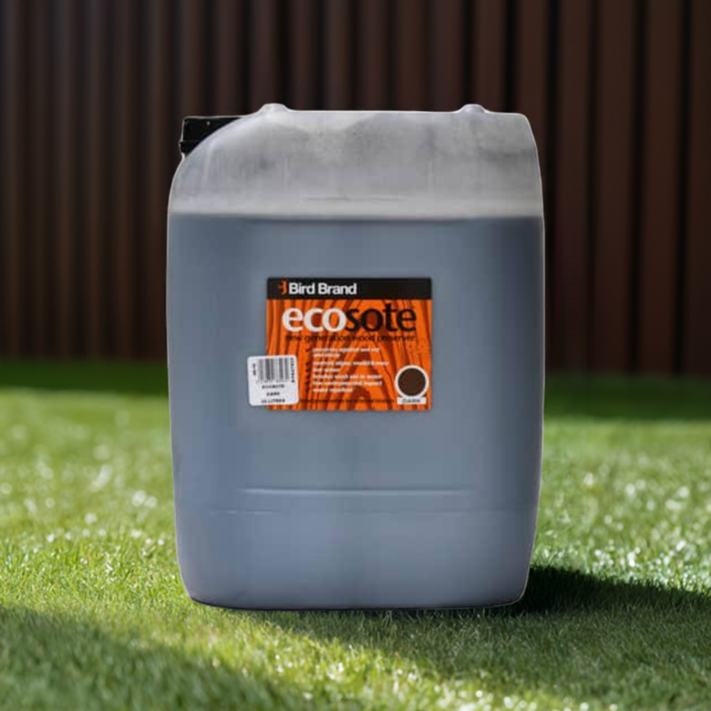 Ecosote 20 Litre (Non-Hazardous Creocote) - Dark Brown Fence Treatment ...