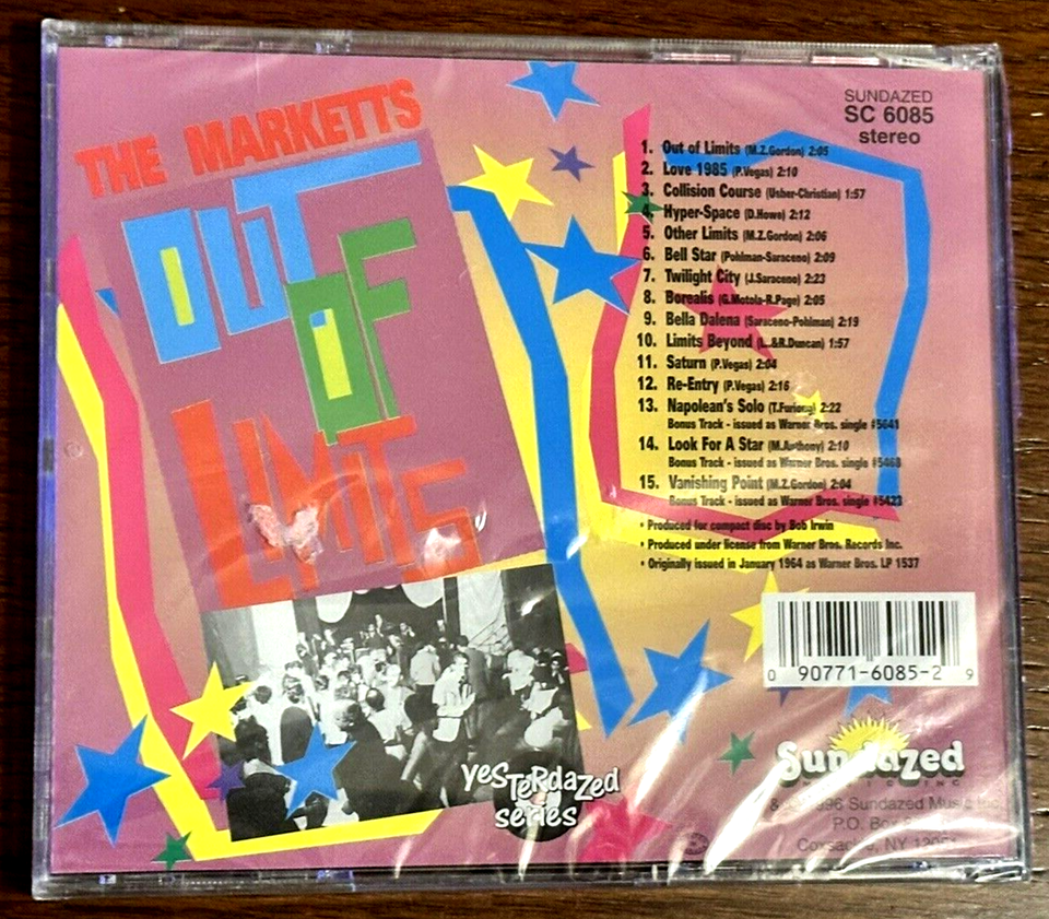 RARE CD - THE MARKETTS - OUT OF LIMITS NEW FACTORY SEALED FREE SHIP | eBay
