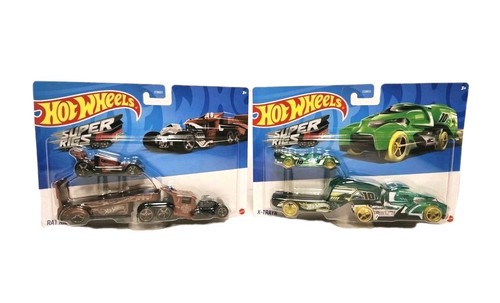 Hot Wheels Super Rigs Lot Of 2 - RAT RIG & X-TRAYN - NIB New | eBay