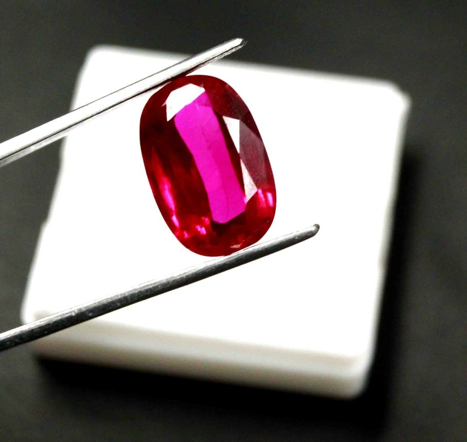USA Seller 22.10 CT Certified Natural AAA Quality Burma Red Ruby ...