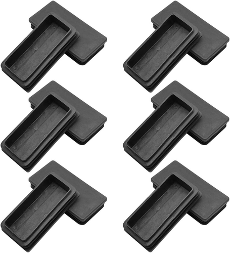 12PCS 2 X 4 Inch (50X100Mm) Rectangle Black Plastic Plug End Cap Plastic Rectang 744759204042| eBay