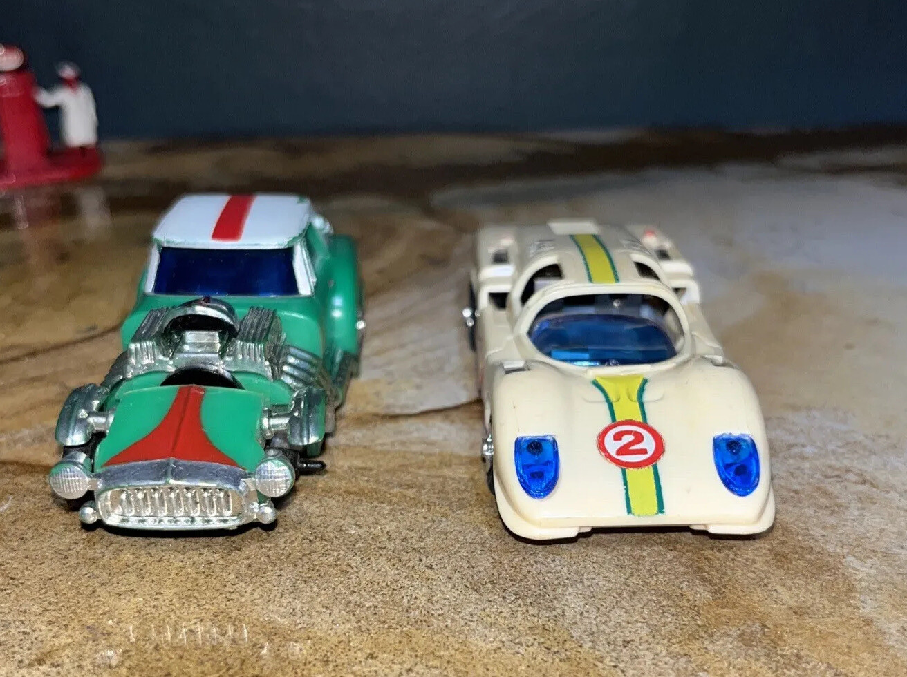 Lot 2 Vintage 1969 Ideal Motorific Slot Car Ford GT MK IV / 1:43. - not ...